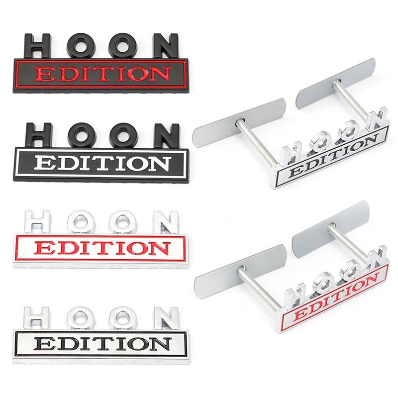 Car sticker Car Sticker HOON Edition Badge Metal Emblem Front Hood ...