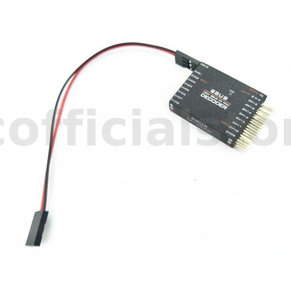16CH SBUS to PWM/PPM Decoder Compatible for Futaba Frsky Transmitter ...