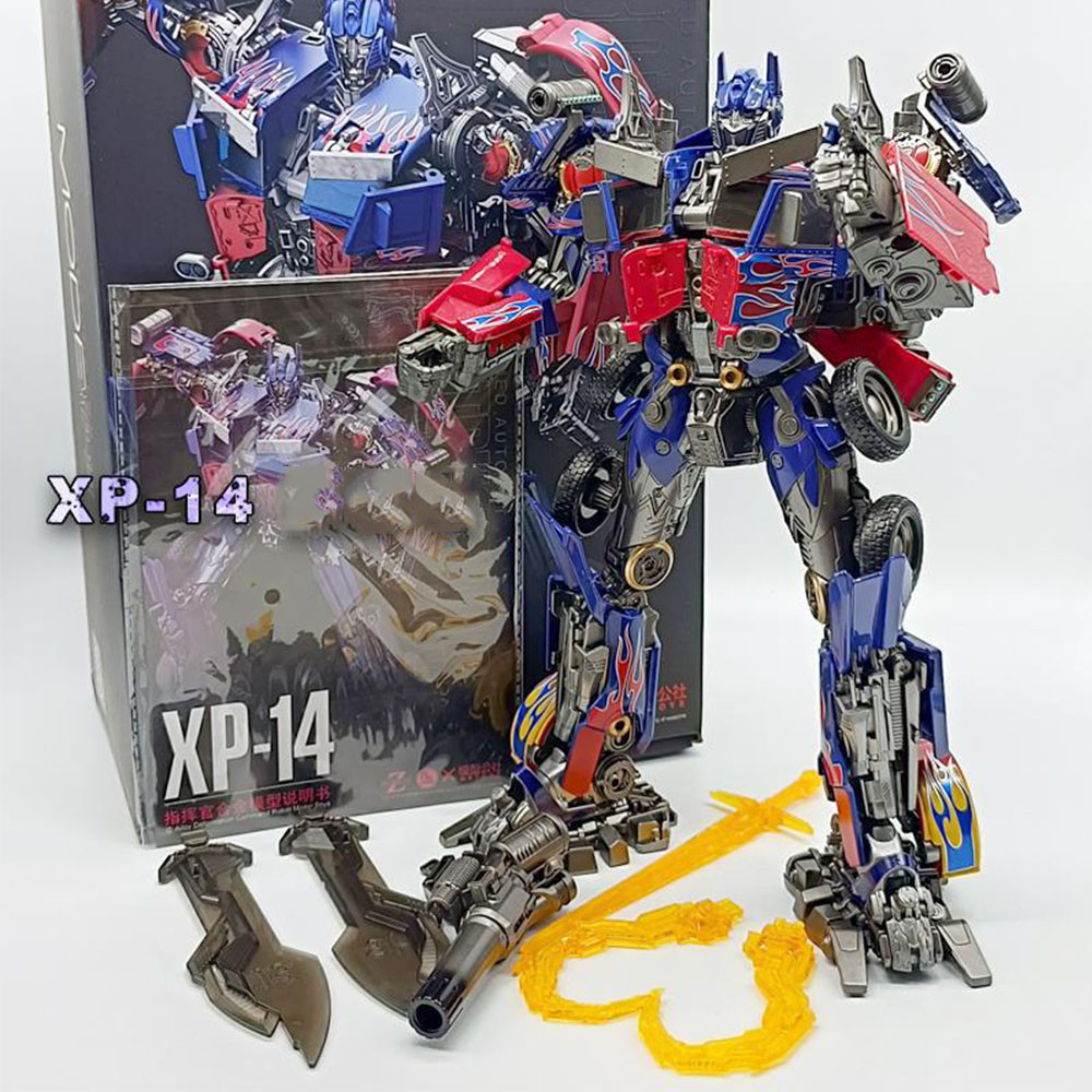 30cm XP14 Optimus Prime Transformer Figure Toys Big Commander Truck Model Car Robot Transforming ...