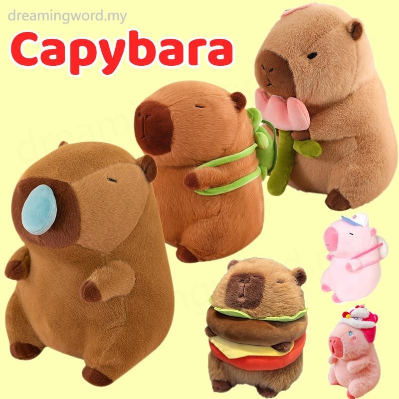 Lovely Snotty Capybara Plush Simulation Animals With Stretchable Nasal ...