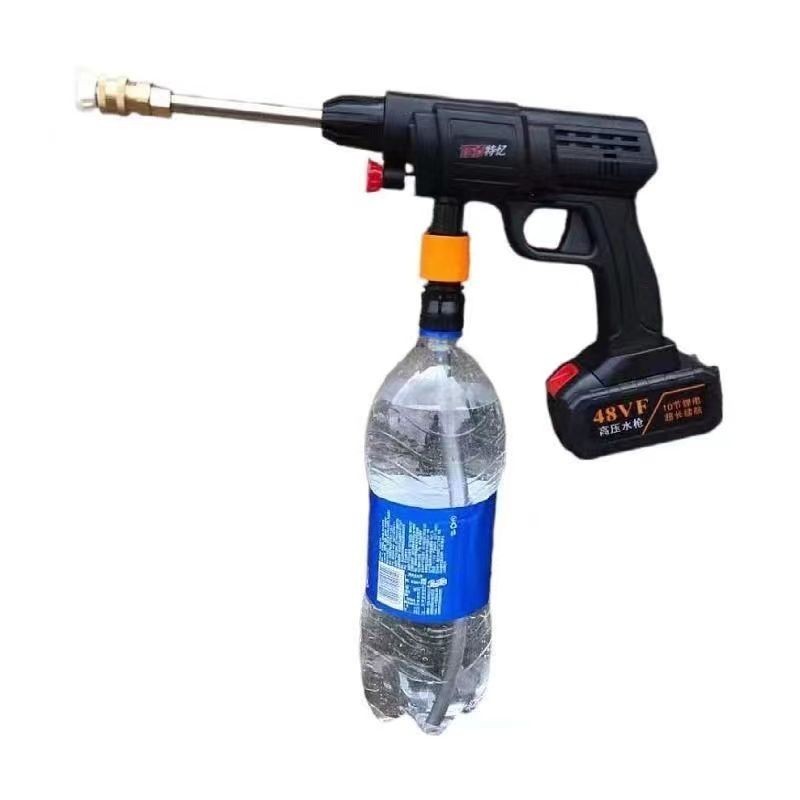 Car Washer Water Gun with Parts Water Inlet Cola Bottle Quick Connector ...