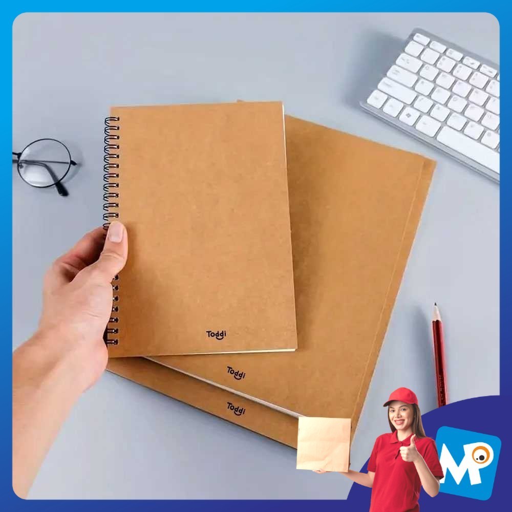 Toddi 50 Sheets Spiral Volume Notebook Diary Notebook 12x18cm - TD6 ...