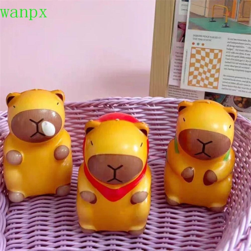 WANPX Capybara Squeeze Toys, Stretch TPR Capybara Slow Rebound Toy ...