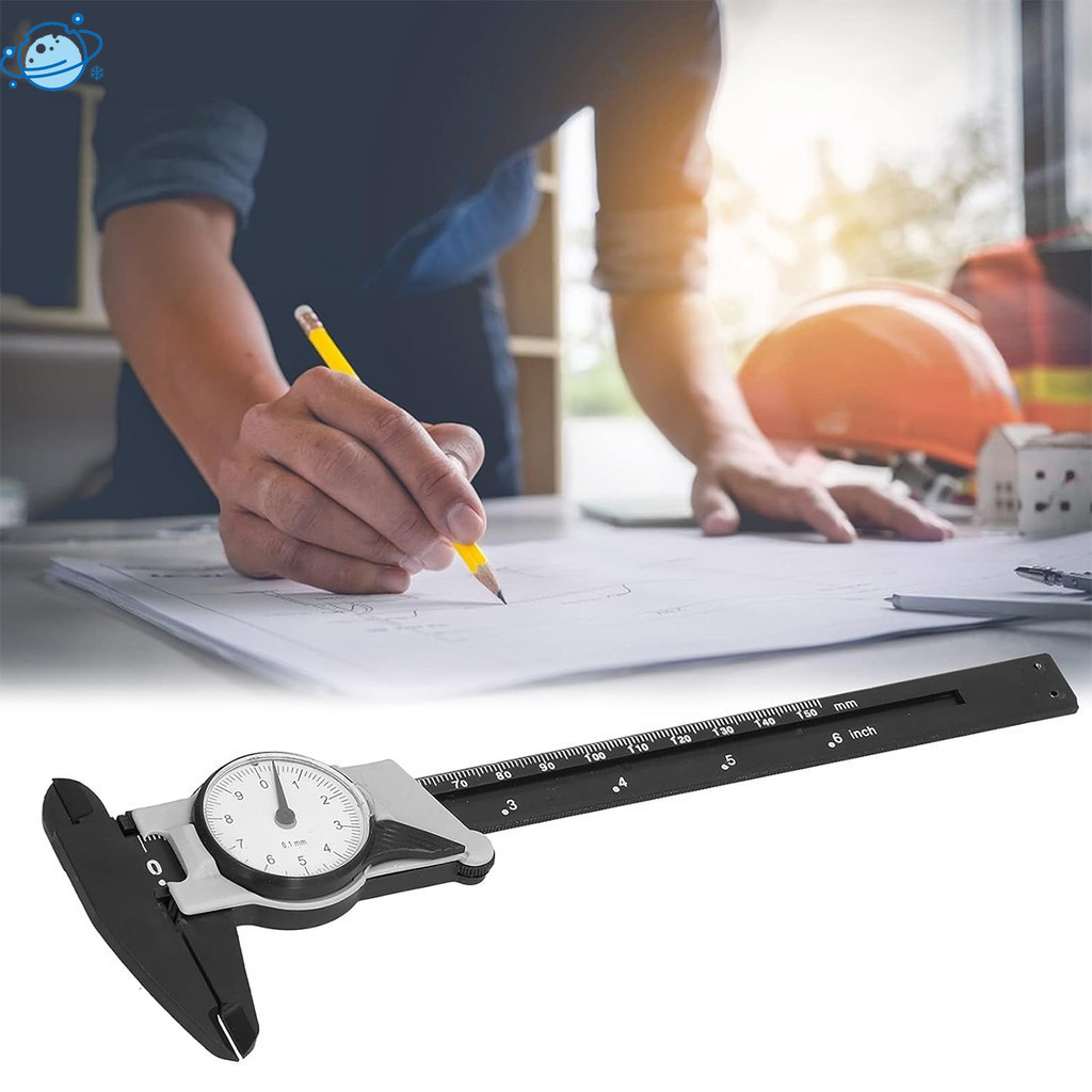 0?150mm Dial Caliper Vernier Caliber Measuring Tool Micrometer Ruler ...