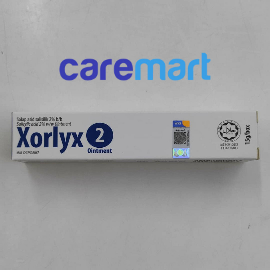 XORLYX 2 (SALICYCLIC ACID 2% OINTMENT 15G (EXP:04/2026) | Shopee Malaysia