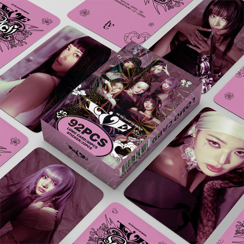 KPOP 92pcs/box IVE Photocards SWITCH KPOP LOMO Card Collection Card ...