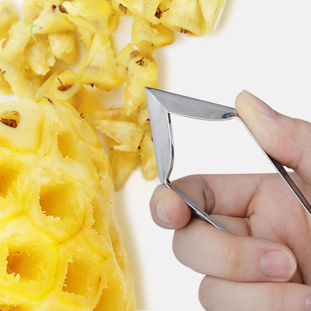 Manual Fruits Eye Remover For Pineapples Easy Using Strawberrys Stem ...