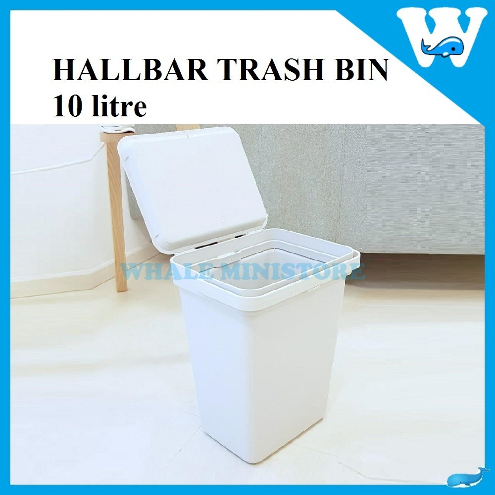 IKEA TALL DUSTBIN WITH LID 10 LITRE / TRASH BIN / WASTE BIN / RUBBISH ...