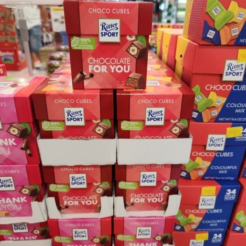Coklat Ritter Sport Choco Cubes 176gm 22pcs | Shopee Malaysia