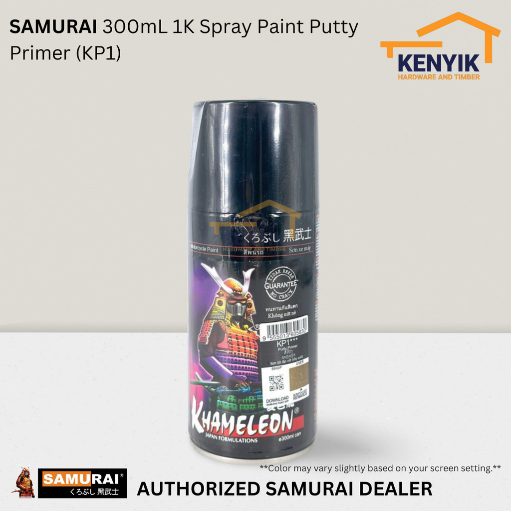 SAMURAI 300mL 1K Spray Paint Putty Primer (KP1) | Shopee Malaysia