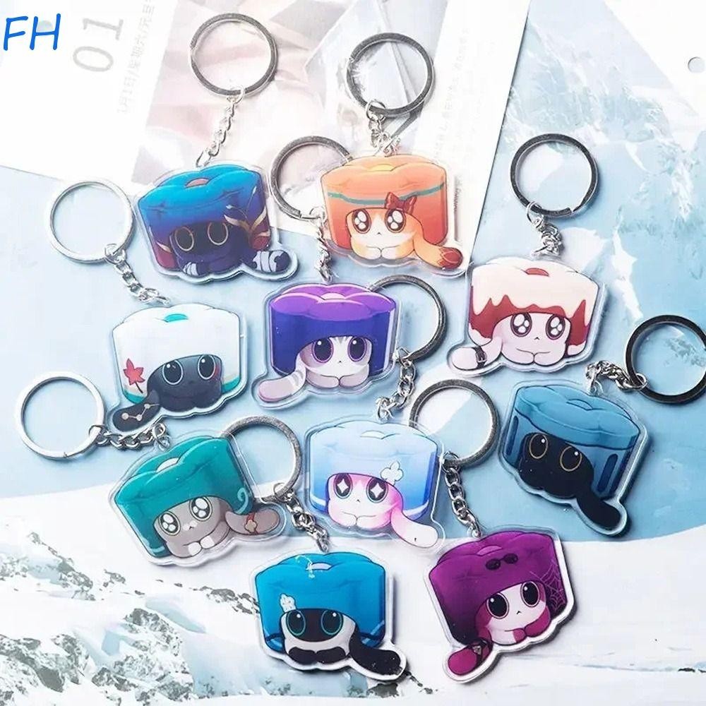 FENGHA Honkai Keychain, Cats Cakes Cartoon Star Rail Keychain, Cosplay ...
