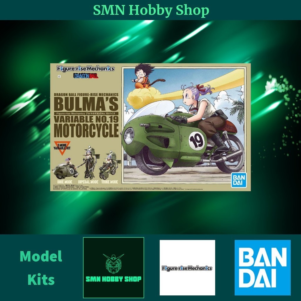 FRS Figure-Rise Mechanic Bulma Variable No.19 Motorcycle Toys Plastic Model Kit [Dragon Ball ...