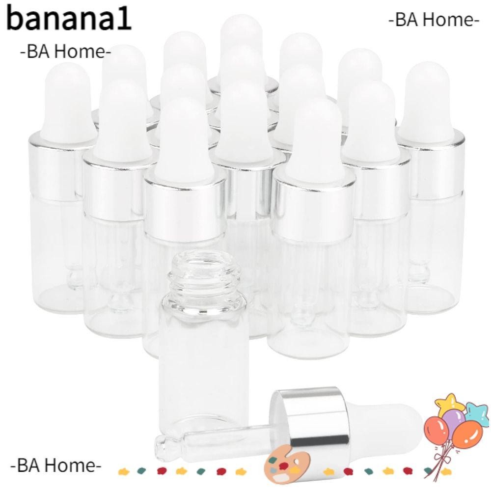 BA 1/15Pcs Glass Dropping Bottles, 3ml Dropper Bottles, Portable Empty ...