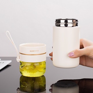 380ML 304 Stainless Steel Tea Water Separation Insulated Water Bottle,Thermal Coffee Car Cup ...