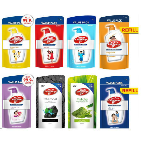 Lifebuoy Body Wash Refill Pack 800-850ml Pouch | Shopee Malaysia
