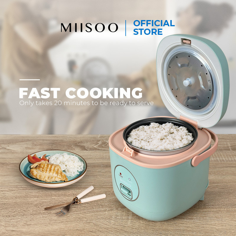 Miisoo Rice Cooker Mini Electric Rice Cooker Rice Cooker Portable Mini ...
