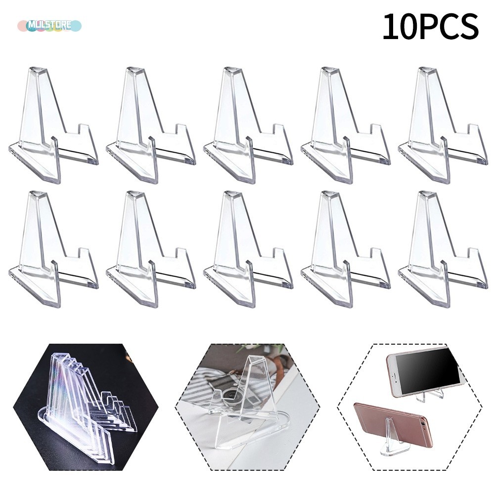 (Mulitibuy) 10X acrylic commemorative coin display stand transparent ...
