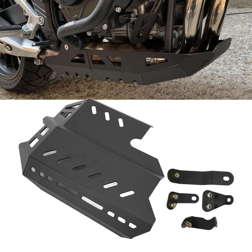Sinhopsa Motorcycles Skid Plate Engine Chassis Guard Carbon Steel Shock ...