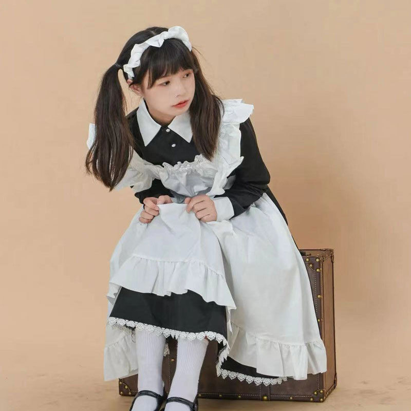 💕Ready Stock💕Japanese uniform cute daily dress black and white ...