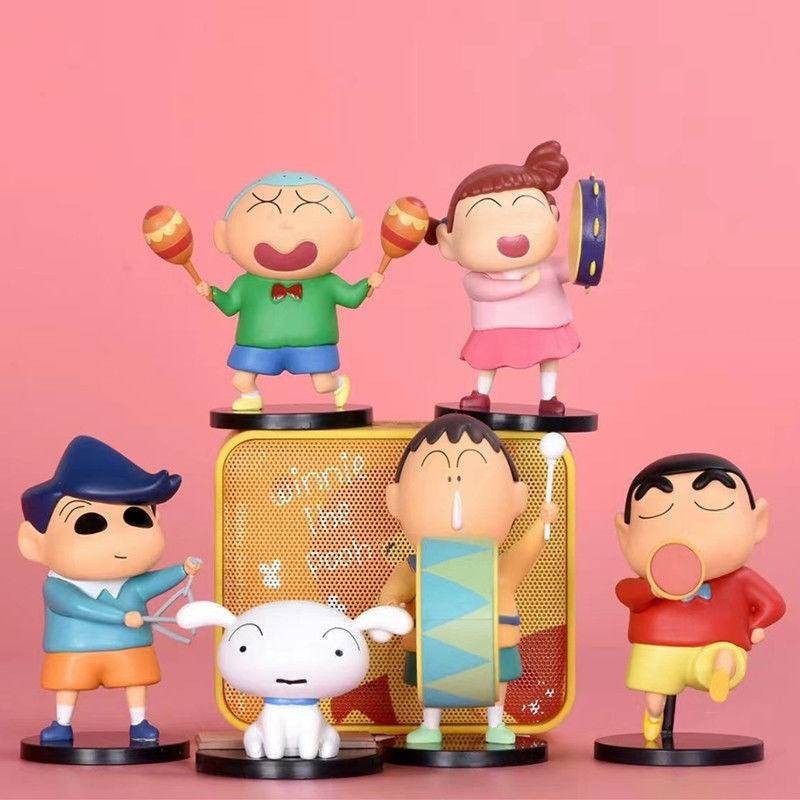 Crayon Shin-chan Happy Time Blind Box Figures Musical Shin-chan Cute ...