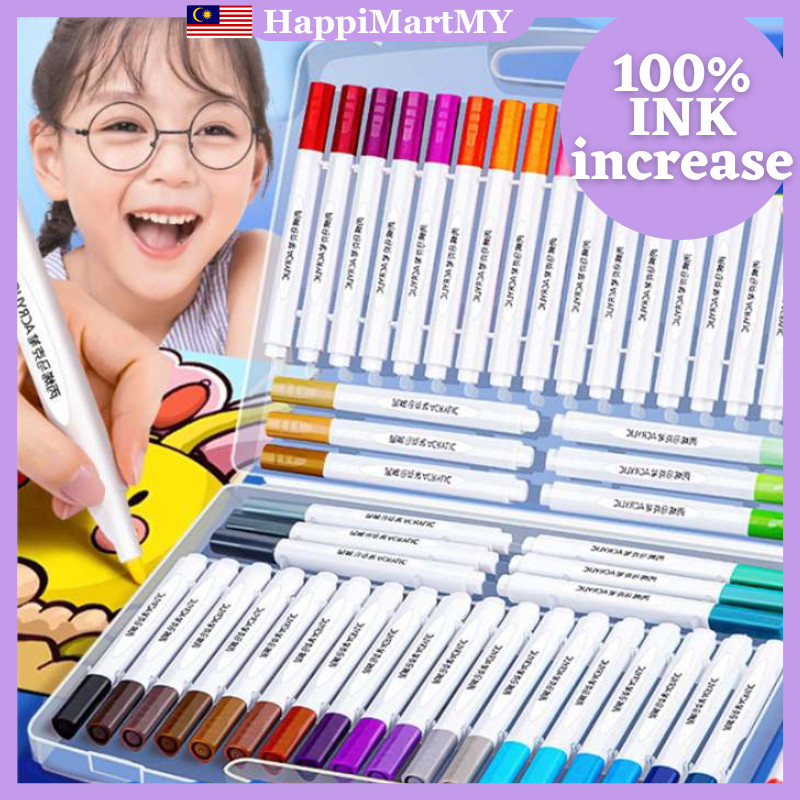 80Colours Triangular Acrylic Paint Marker Pen Waterproof Soft Head Ink ...