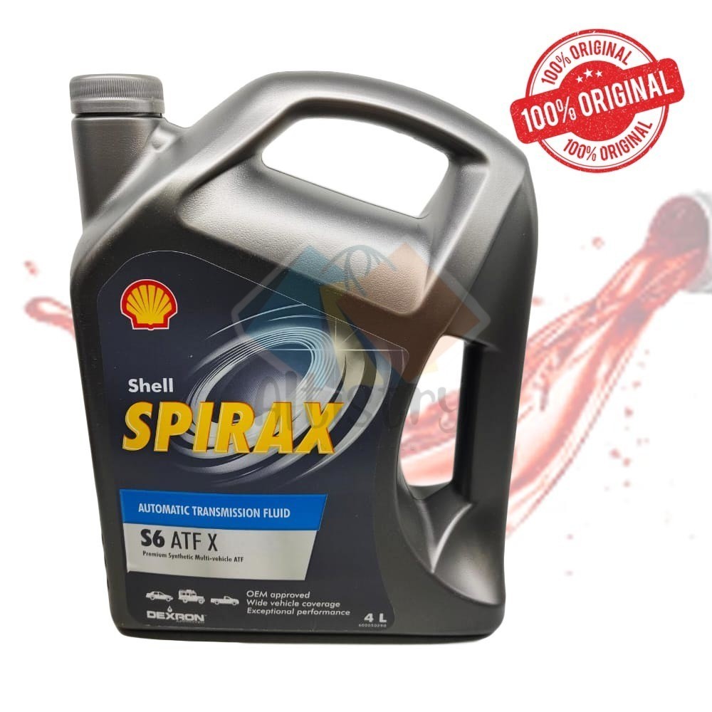 ORIGINAL SHELL SPIRAX S6 ATF X PREMIUM SYNTHETIC MULTI-VEHICLE ATF ...