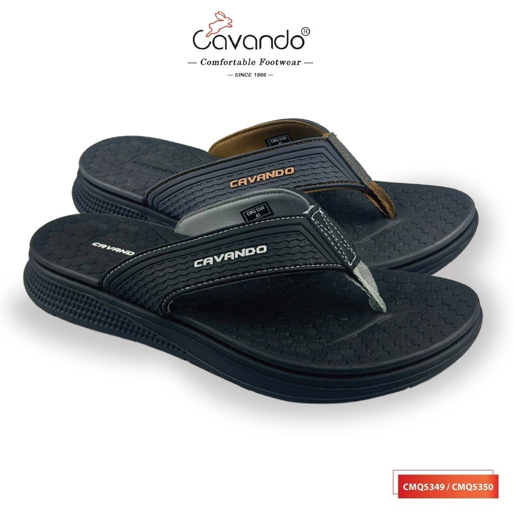 Cavando Men's Sandals CMQ5349/CMQ5950 (Black / Gray) Slippers - Sandal ...