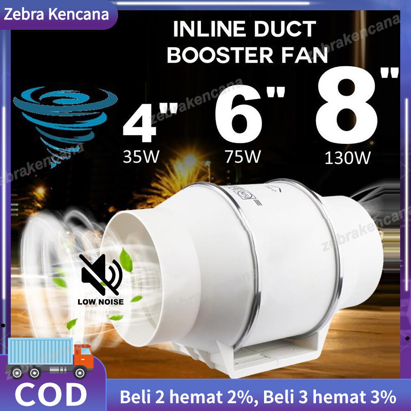 Kitchen Blower kitchen smoke extractor 4" 6" 8" 220V Suction Blower For ...