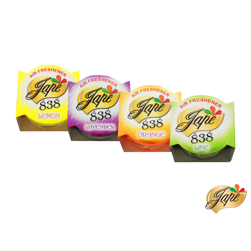 JAPE 838 Air Freshener Gel 100g ( Lemon, Lime, Orange, Lavender ...