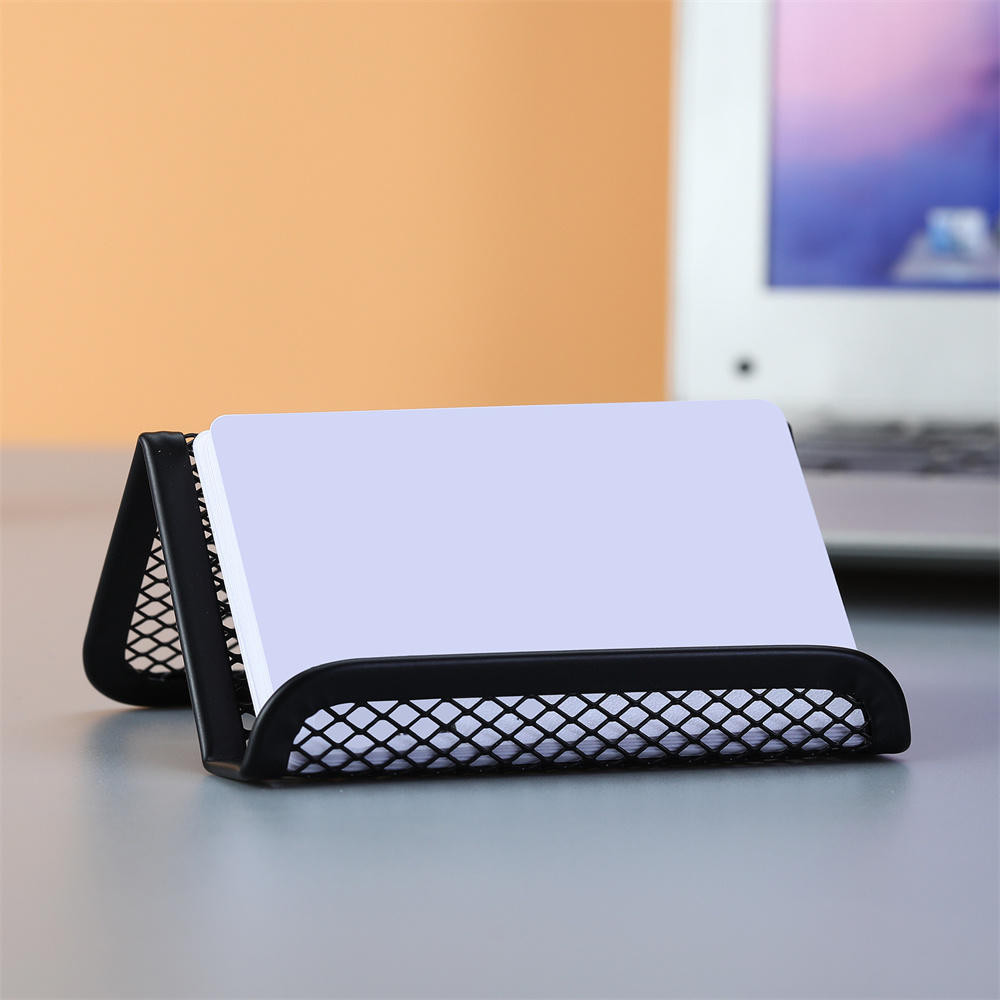 Business Card Holder Desk, Wire Mesh Business Card Holder Display ...