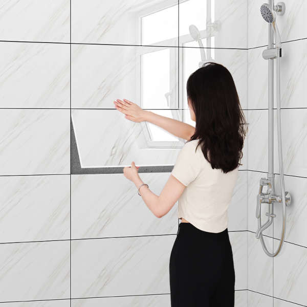 wallpaper marble dinding hiasan bilik tidur Pelekat dinding kalis air ...