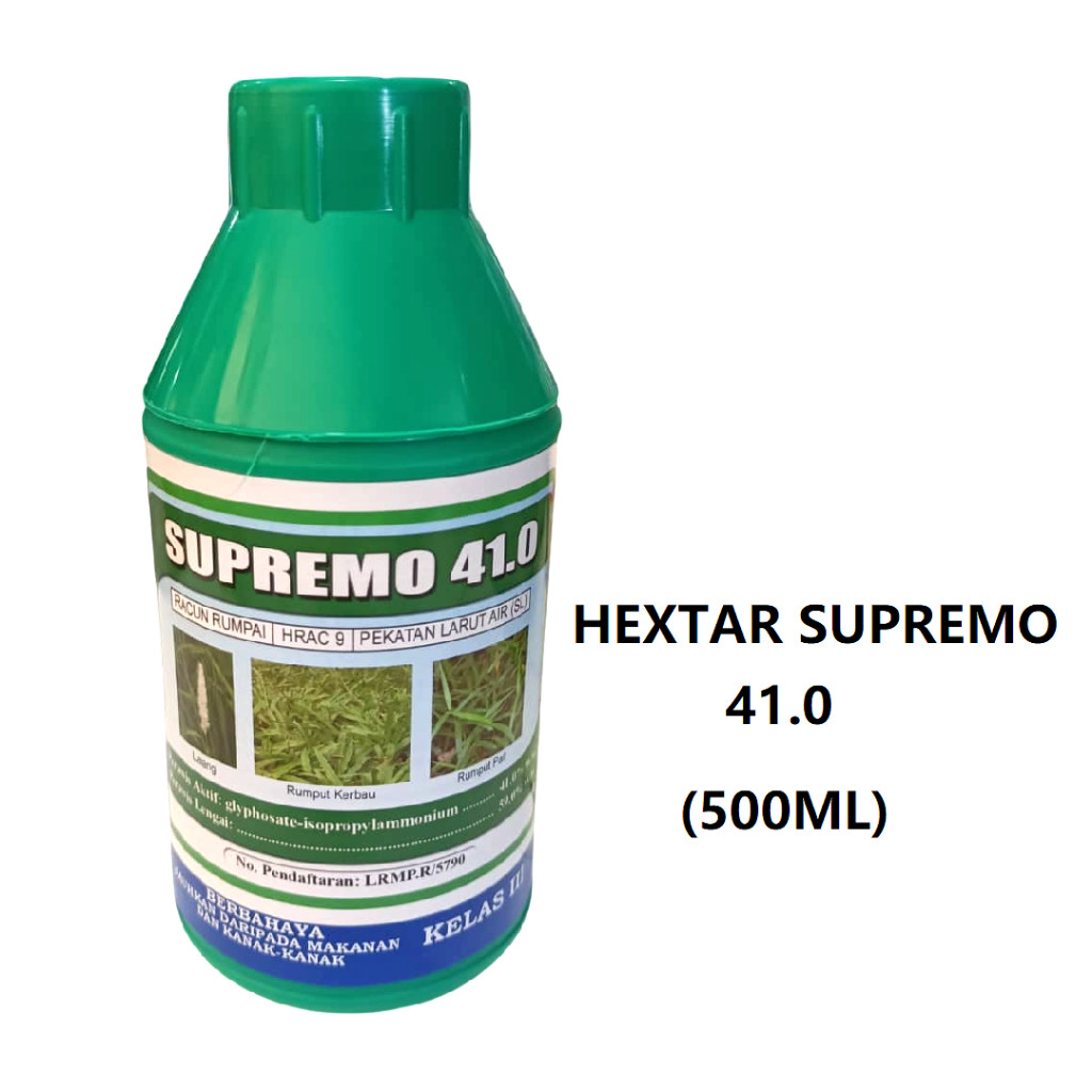 500ML Hextar Supremo 41.0 Racun Rumpai Lalang / Herbicide / Weed Killer ...