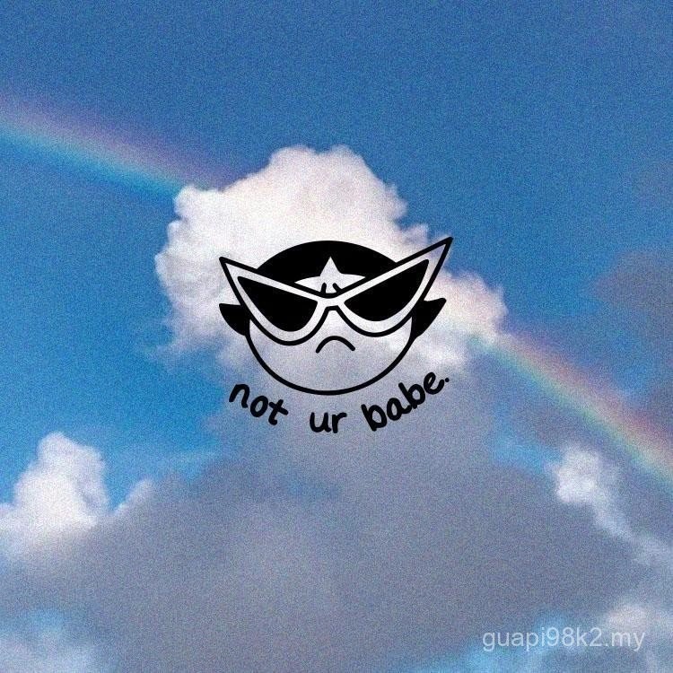 Tlp Hollow Car Sticker Furry Wearing Sunglasses Not Your Baby Electric ...