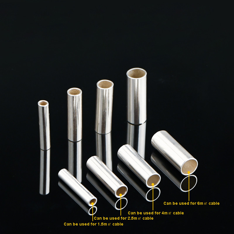 1PCS HiFi Audio 4N Silver Electrical Tube Insulated Terminal Tubular ...