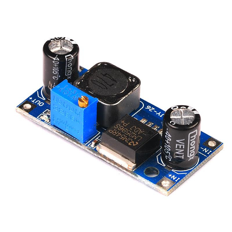 Dc-dc Buck Power Module 3A Adjustable Buck Module LM2596 Voltage Regulator 24V to 12V 5V 3V ...