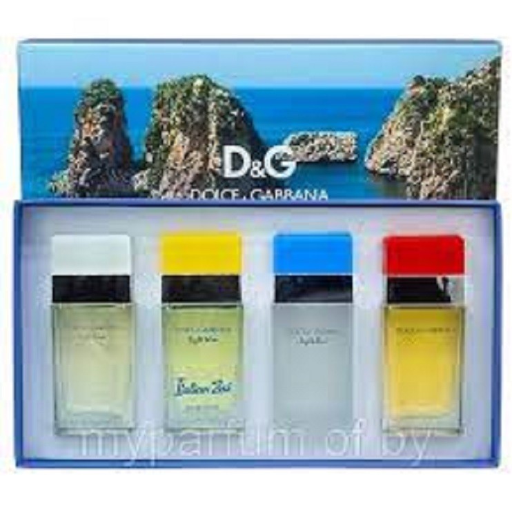 D&G LIGHT BLUE SET 4IN1 SET (4X30ML) | Shopee Malaysia