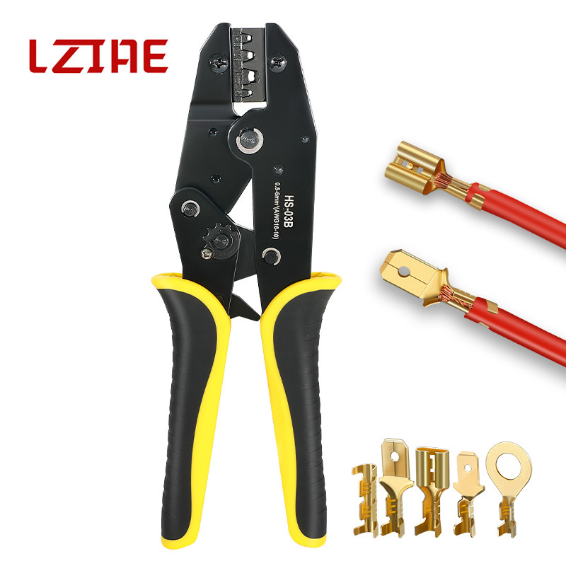 Professional Crimping Tool for AWG20-10, Ratcheting Wire Crimpers ...