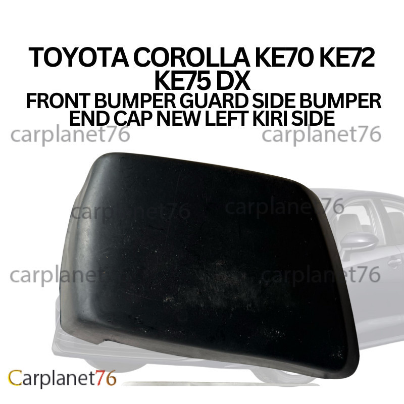 TOYOTA COROLLA KE70 KE72 KE75 DX FRONT BUMPER GUARD SIDE BUMPER END CAP ...