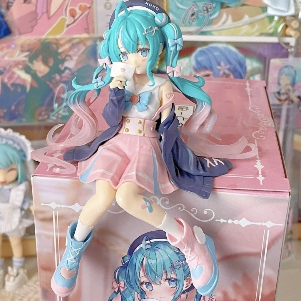 Sanliou Quiet Book Toy Book初音未来恋爱水手服MIKU泡面压景品手办动漫二次元女电脑机箱摆件Hatsune Miku ...