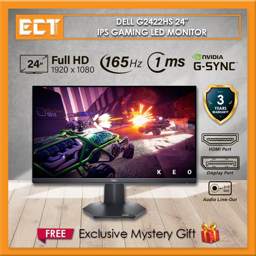 Dell G2422HS / G2722HS 24" / 27" Full HD 1920 x 1080 IPS Gaming LED ...