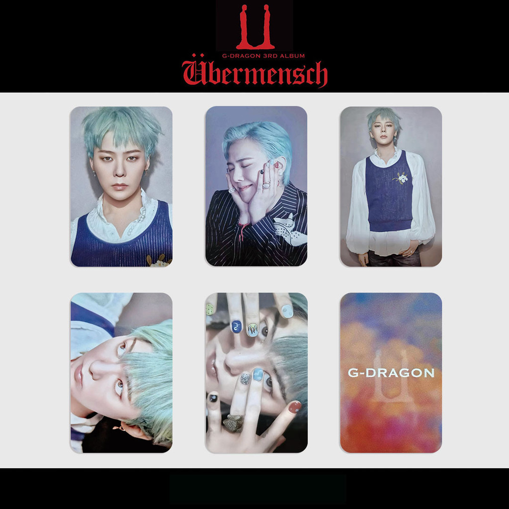 G-dragon [ bermensch] Offline Exhibition Card Postcard Album Card Kwon Ji-DRAGON | Shopee Malaysia