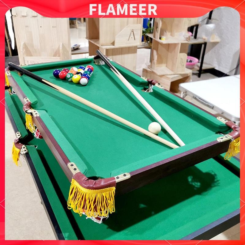 [FlameerMY] Billiards Game 2 Billiard Cues Kindergarten Triangle Rack ...