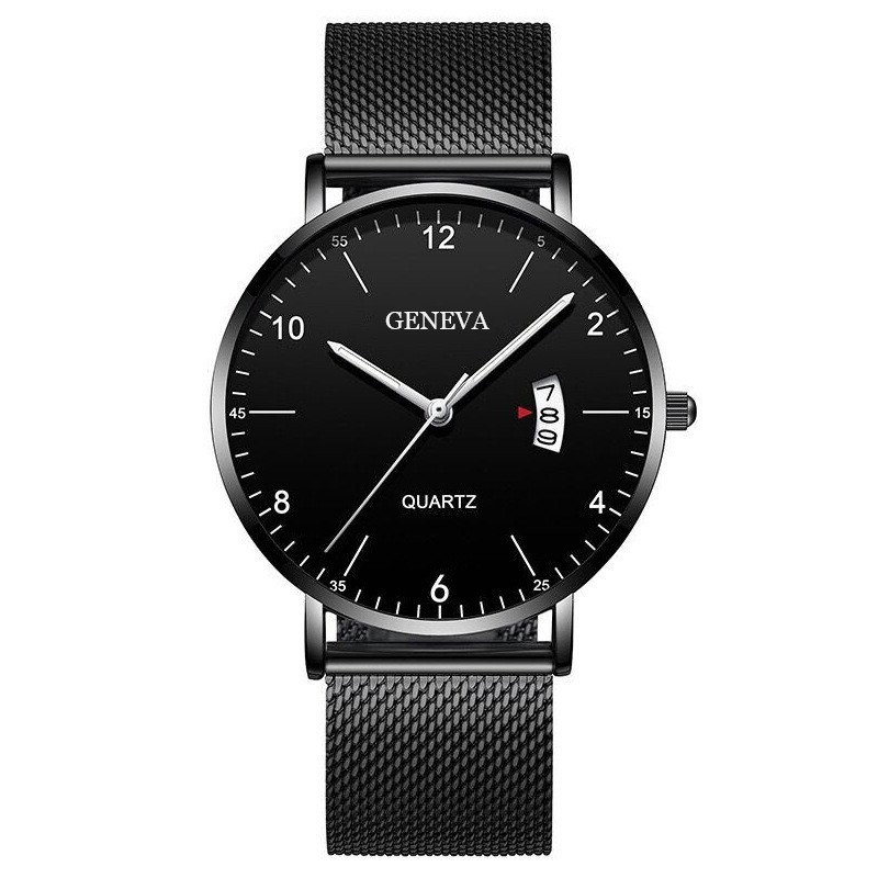 [Secret Realm] Men's Watch Luminous Quartz Watch Mesh Strap Belt ...