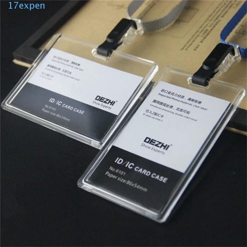 EXPEN ID Card Holder, Work Identity Adjustable Business Card Holder ...