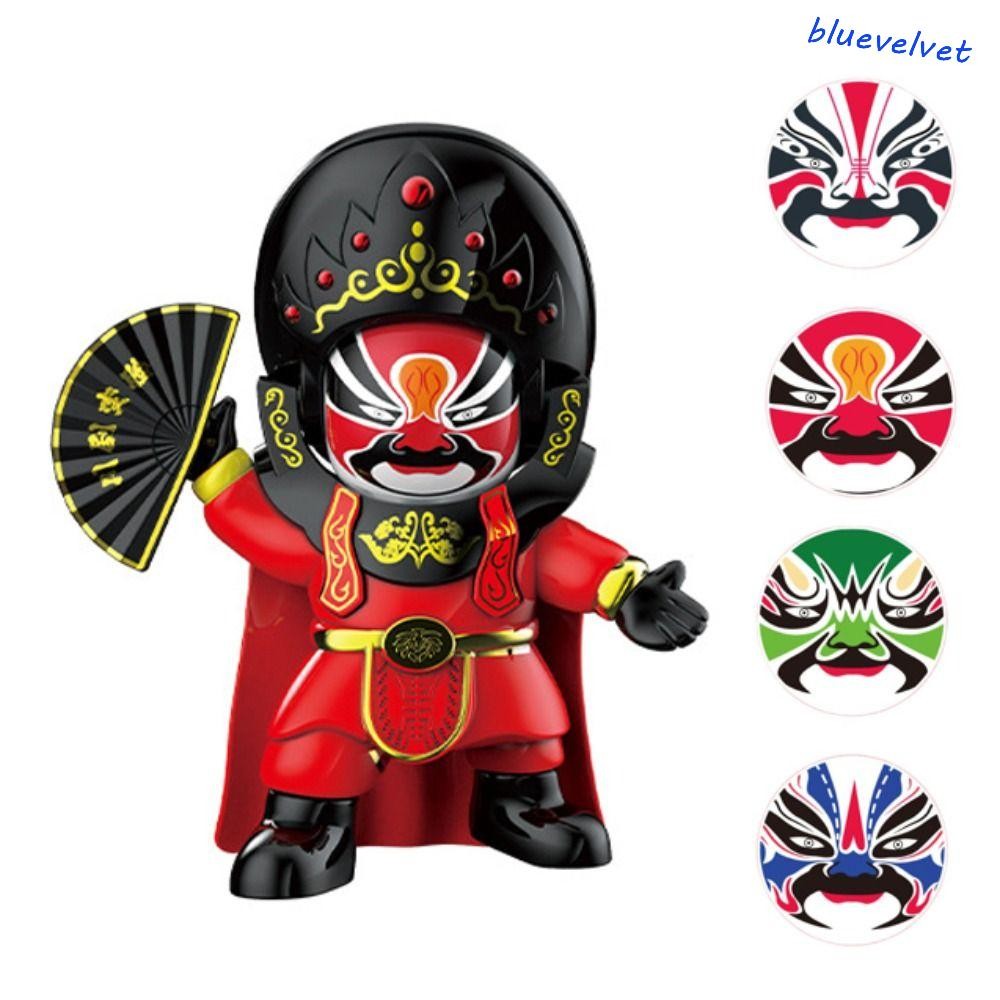 BLUEVELVET Opera Face Changing Doll, Face Change Sichuan Opera Face ...