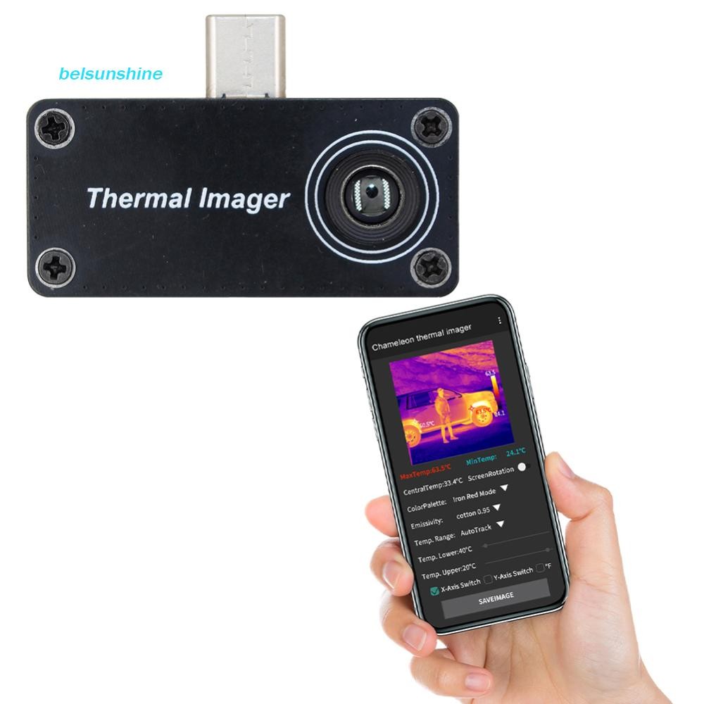 Type-C Mobile Thermal Imager -20~1000°C 32*32 Pixels Thermal Imaging ...