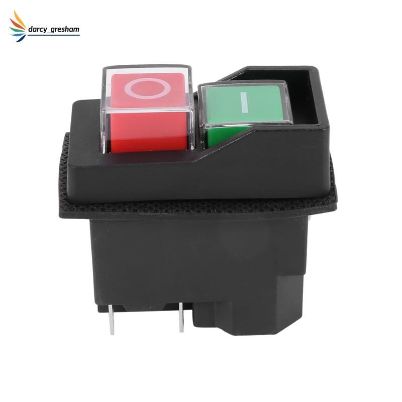 Waterproof Electromagnetic Push Button Switch 5 Pins KJD17 220-240V ...