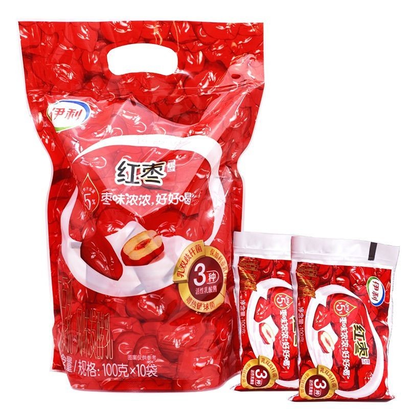 Red Date Milk Yili Red Date Yogurt Original Flavor Bag Flavor Fermented ...