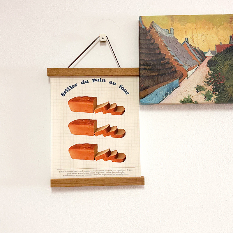 Poster Hanging Scroll Magnetic Hanging Scroll Solid Wood Picture Clip ...