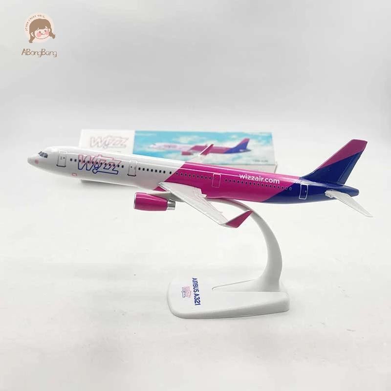 ABongBang 20cm WIZZ AIR A321 Model Toy Airplane A320 NEO Wizz Air ...